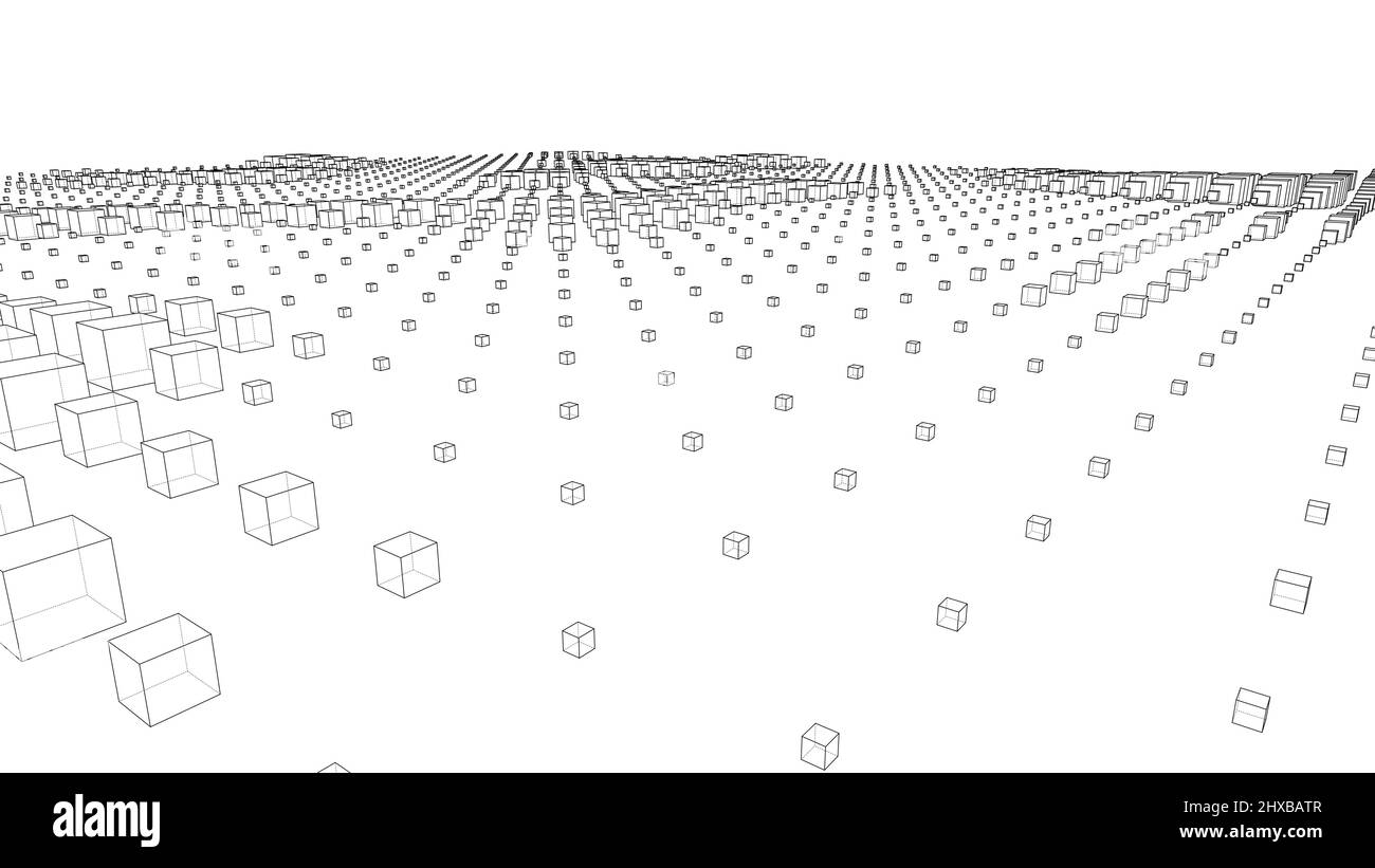 Vector abstract boxes background Stock Vector Image & Art - Alamy