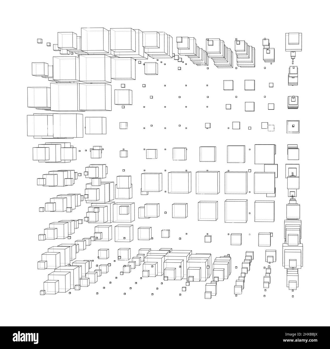 Vector abstract boxes background Stock Vector Image & Art - Alamy