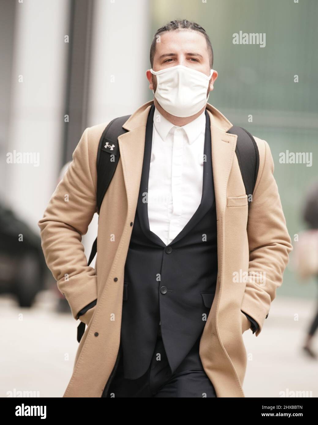 Sami Chokri outside the Rolls Building, High Court in central London ...