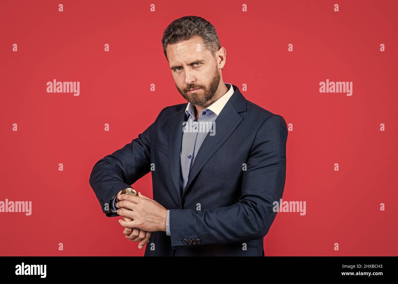 business fashion style. successful male ceo. boss and employee ...