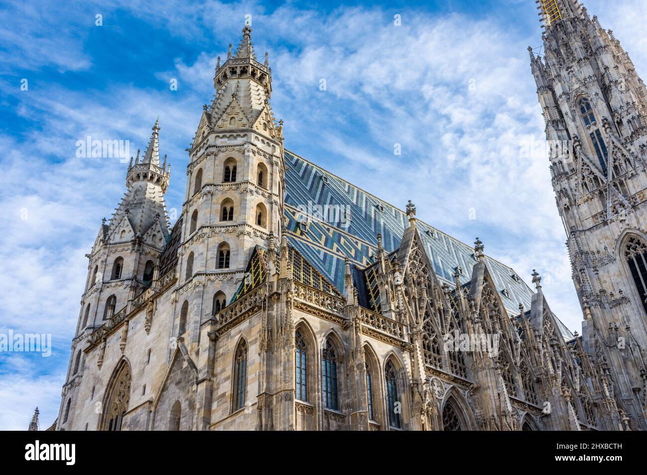View of the Stephansdom, Cathedral of Vienna, Austria Stock Photo - Alamy