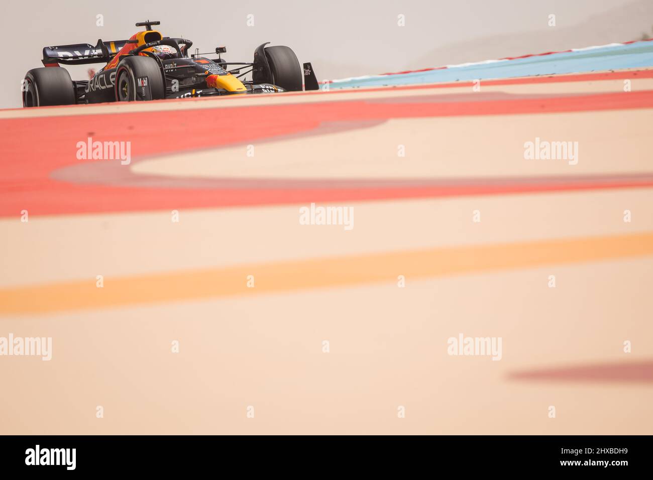 Bahrain, UAE. 11th Mar 2022. Max Verstappen (NLD) Red Bull Racing RB18 ...
