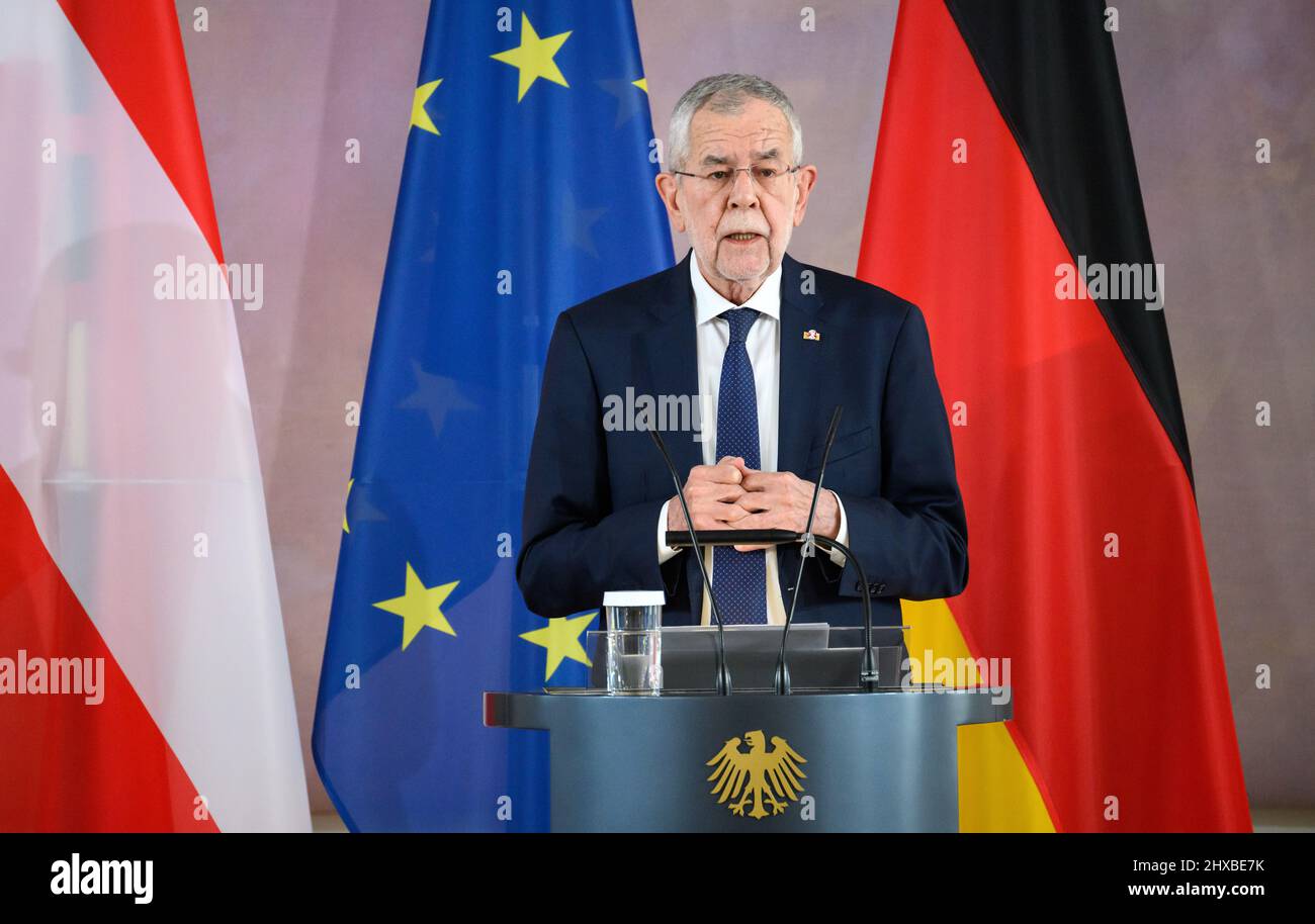 Berlin, Germany. 11th Mar, 2022. Alexander Van der Bellen, President of ...