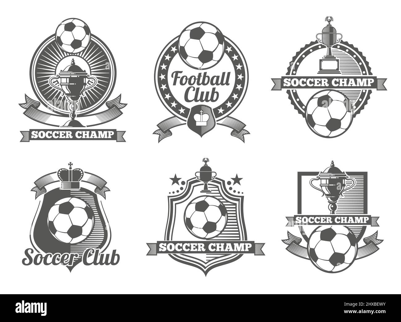 Football Logos Stock Vector Images - Alamy