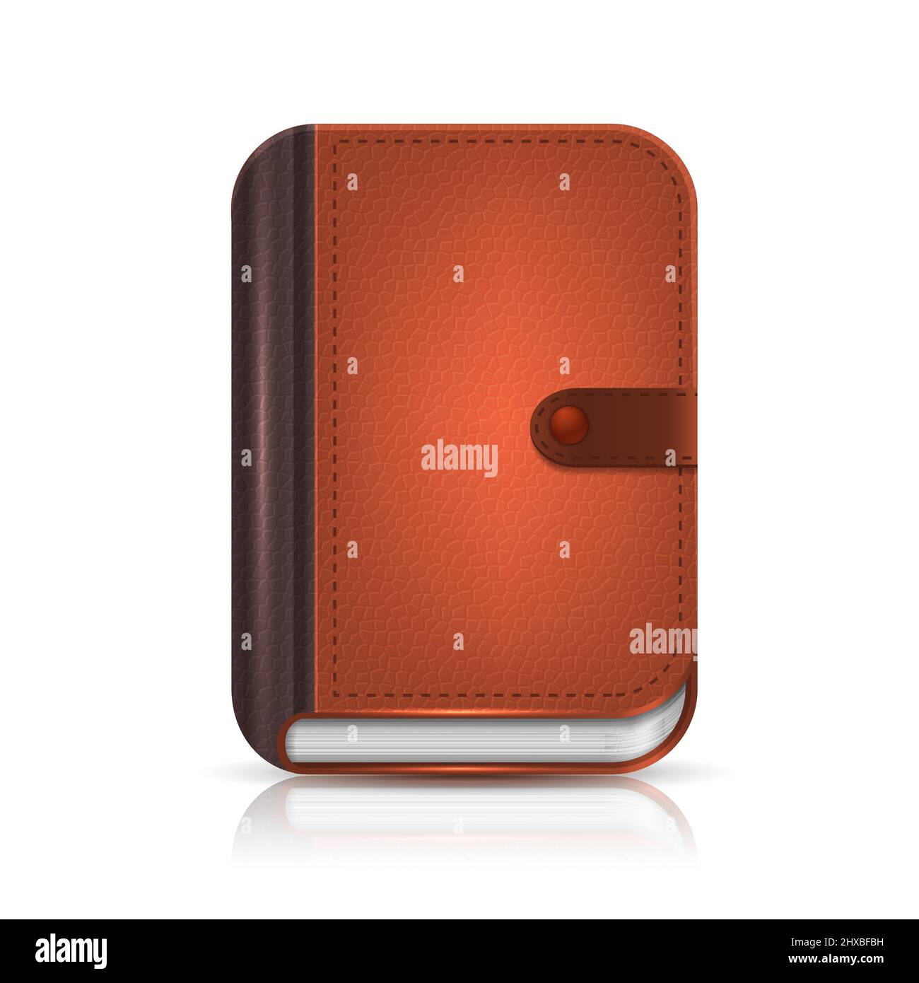 Diary book vector illustration isolated on white background Stock ...