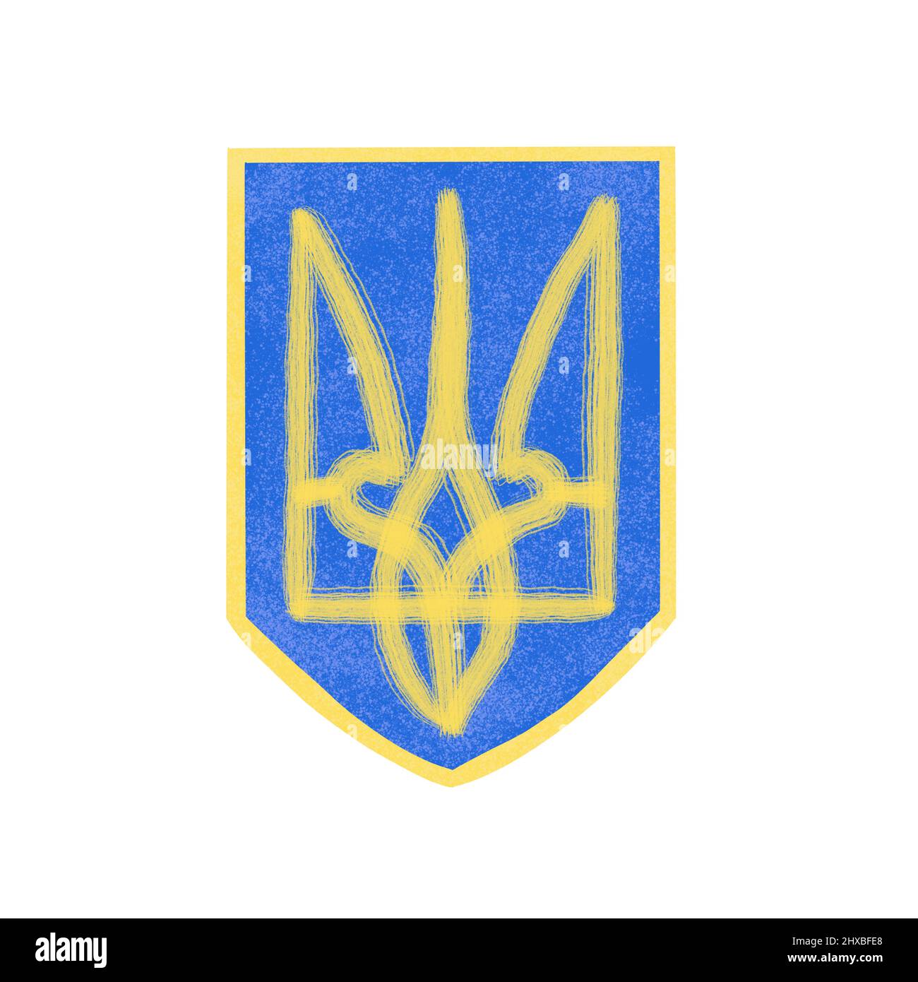 Ukraine Symbol Drawing