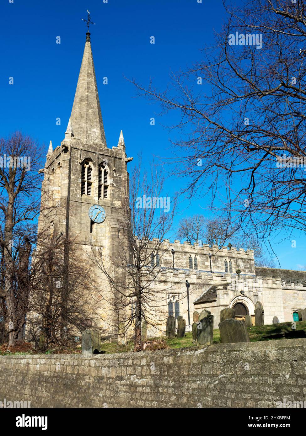 Church of All Saints a grade I listed building at Kirk Deighton North ...