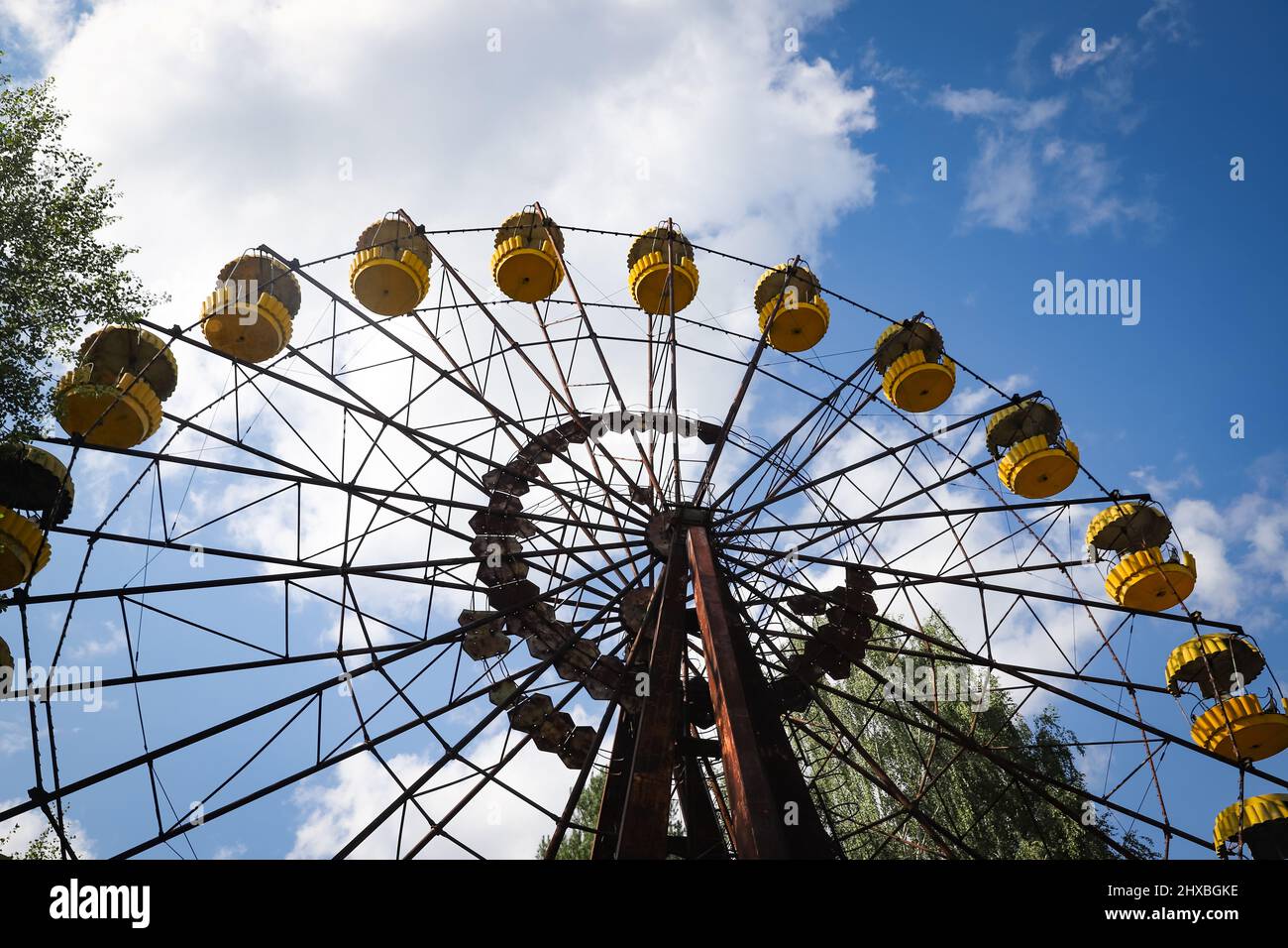 Ferris Wheel, Pripyat Town in Chernobyl Exclusion Zone, Chernobyl ...