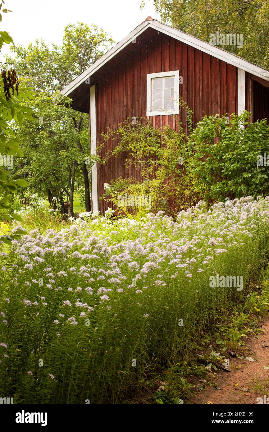 Traditional Finland Barn Stock Photo - Alamy