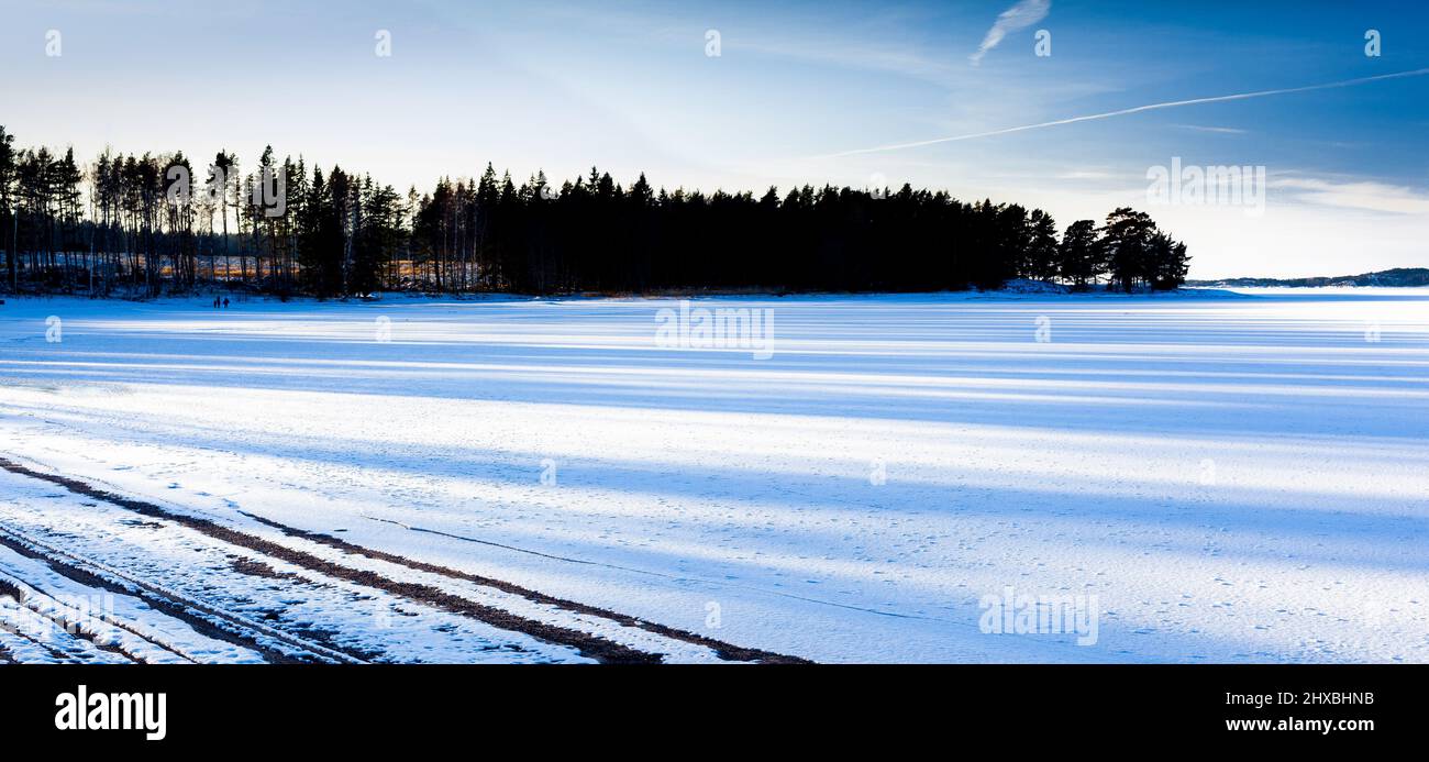 Frozen Baltic Sea Stock Photo - Alamy