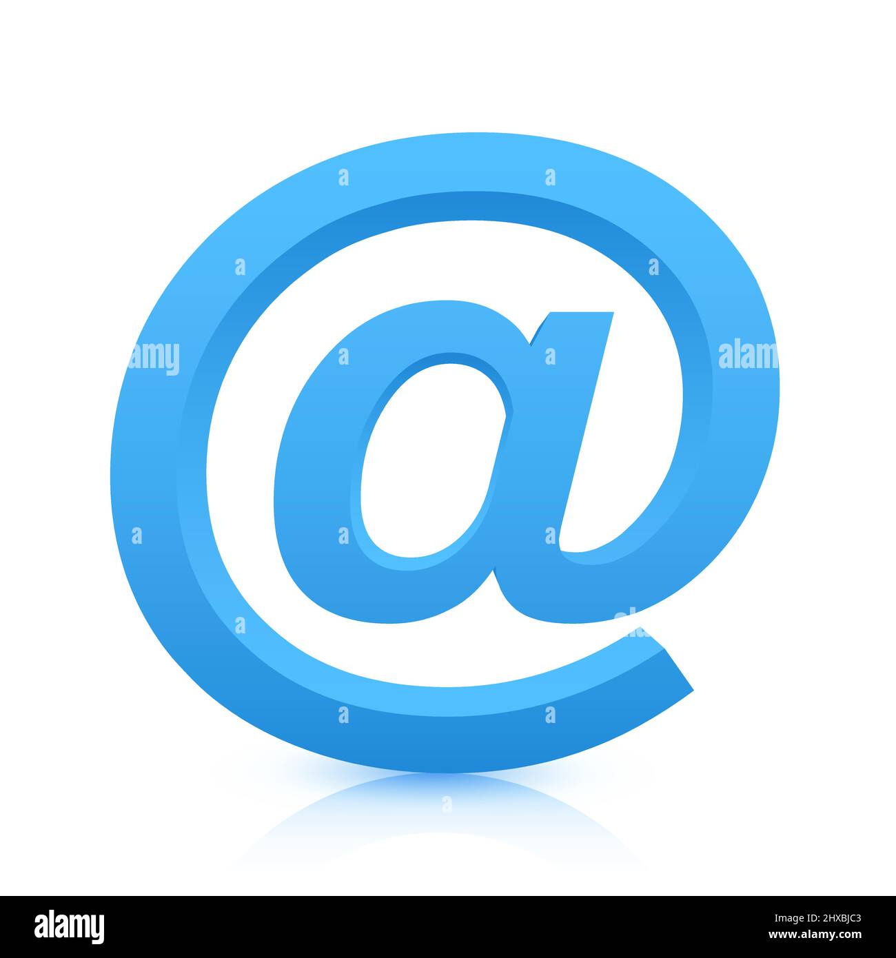 Email icon symbol illustration isolated on white background Stock ...