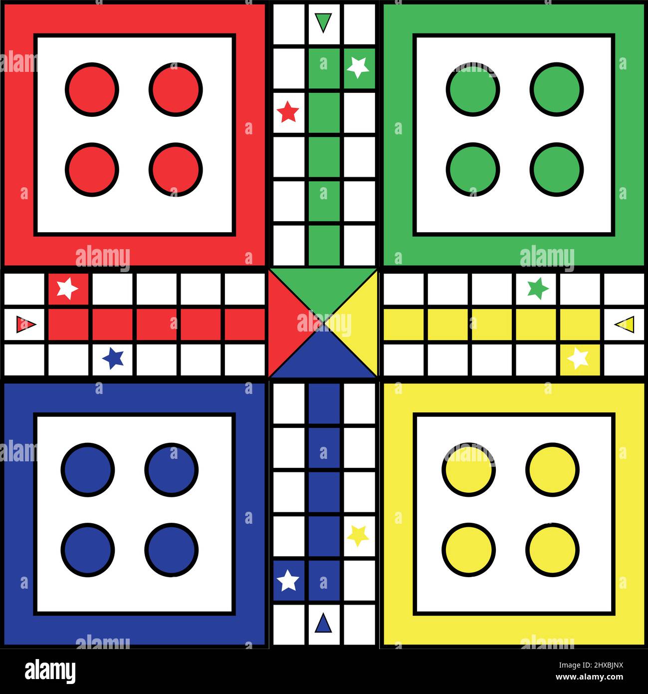 Ludo board game Stock Vector Images - Alamy