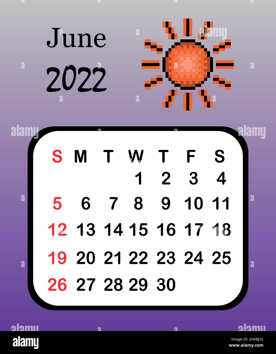 Creative Calendar June 2022