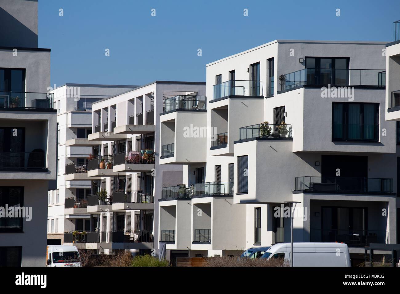 Modern residential complex in urban style Stock Photo - Alamy