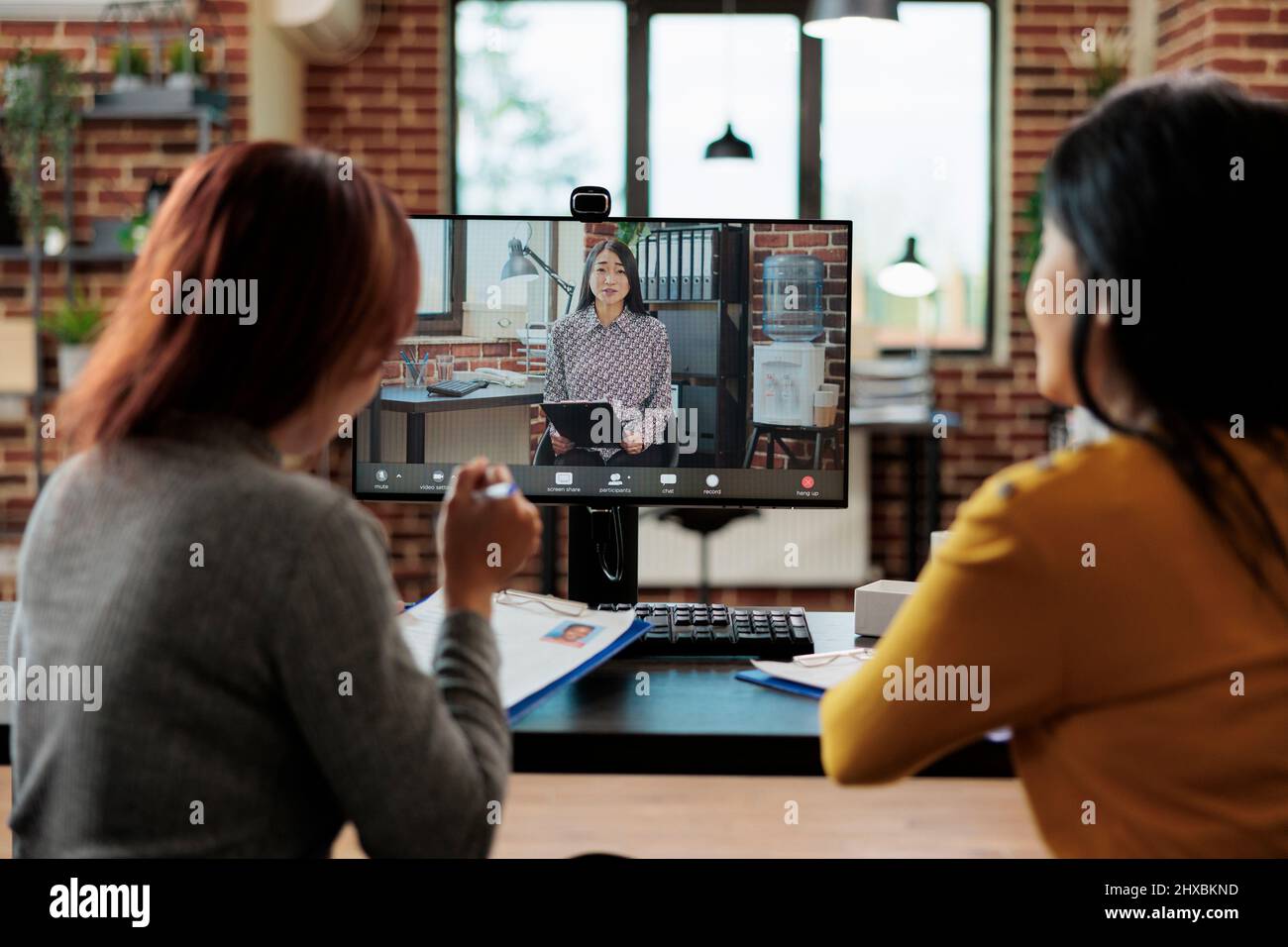 Applicant attending job interview appointment hi-res stock photography ...