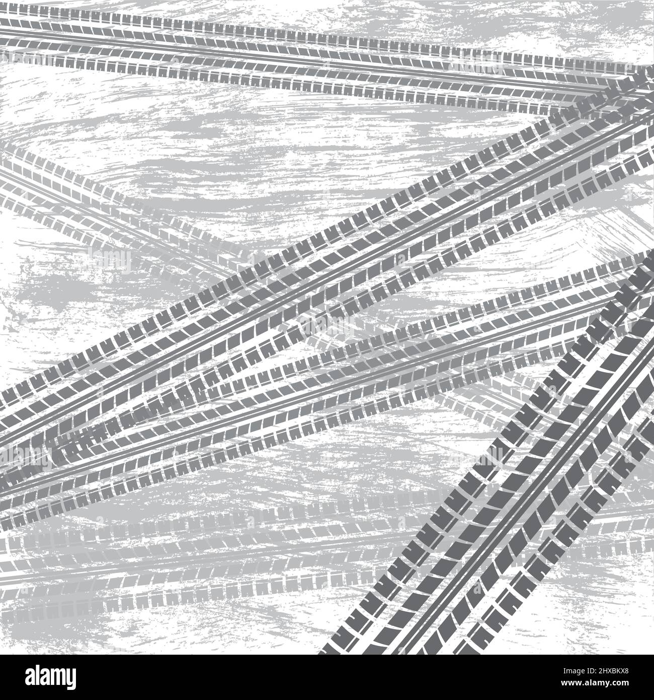 Grunge background with tire tracks Stock Vector Image & Art - Alamy