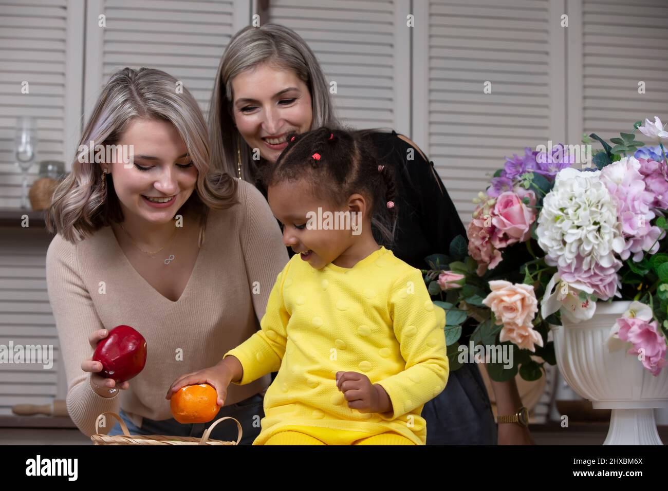 Family from different races. Mom grandmother light-skinned and a little ...