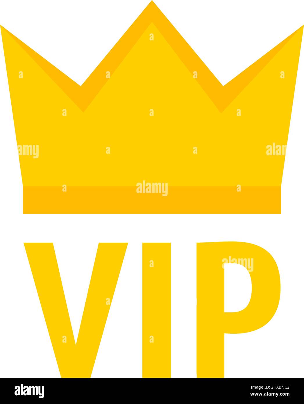 abstract vip icon yellow badge Stock Vector Image & Art - Alamy