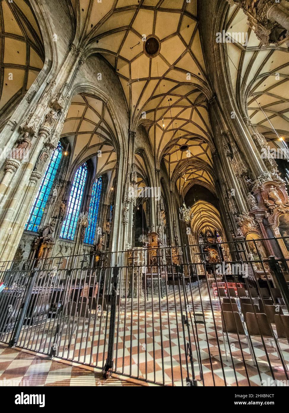 VIENNA, AUSTRIA, 19 FEBRUARY 2022: The Stephansdom, Cathedral of Vienna ...