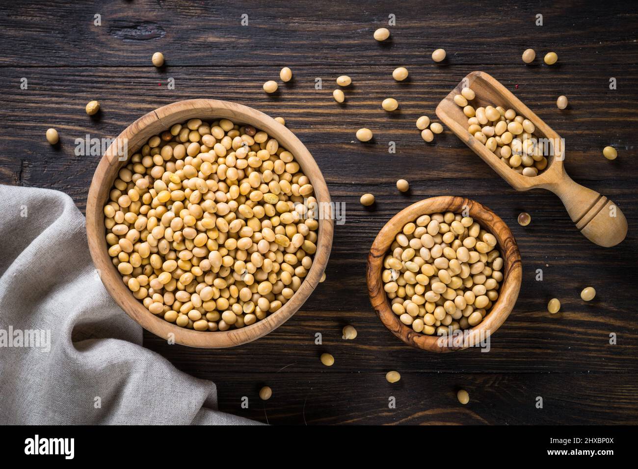 Soy is a source of plant based protein Stock Photo - Alamy