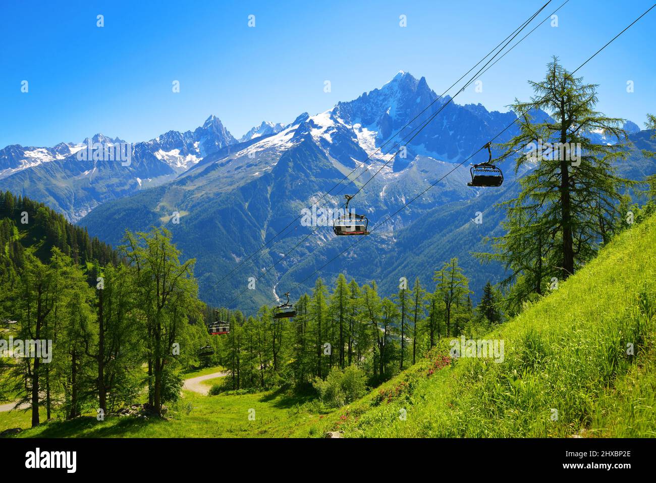 Mountain landscape in the Nature Reserve Aiguilles Rouges, Graian Alps ...