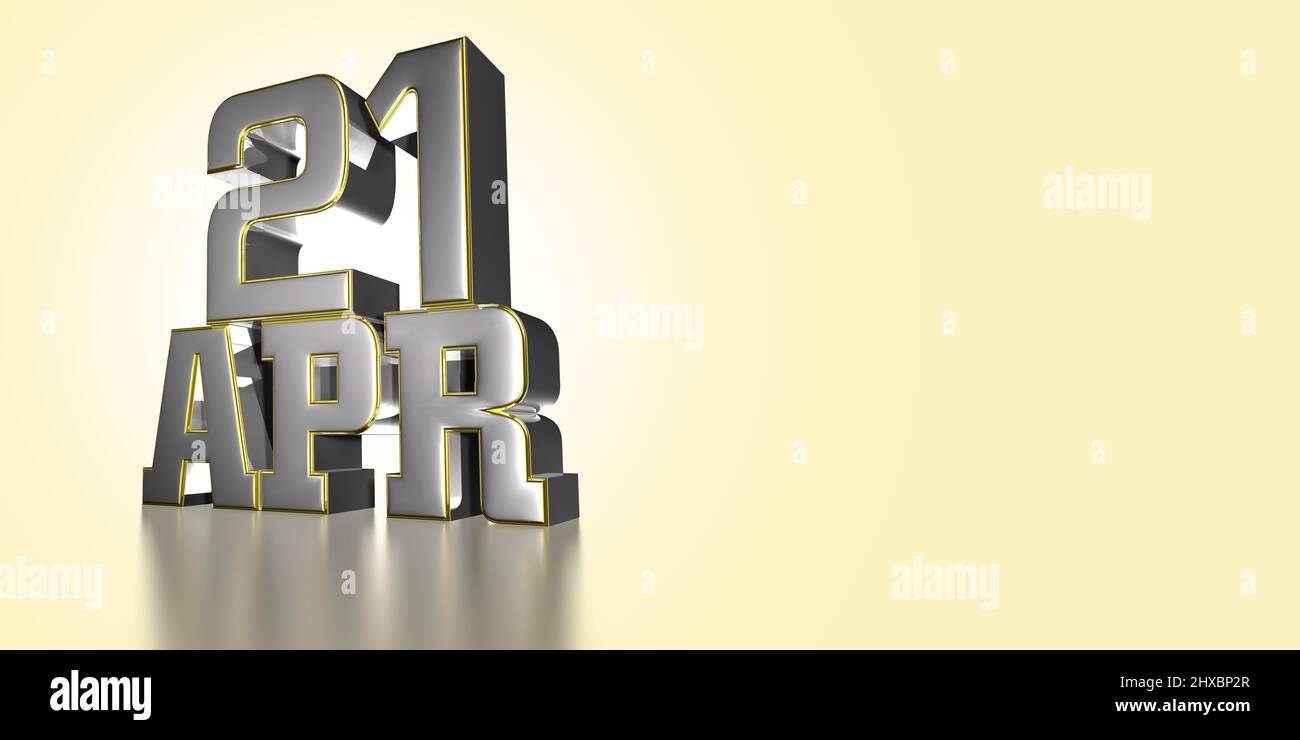 21 april calendar hi-res stock photography and images - Alamy