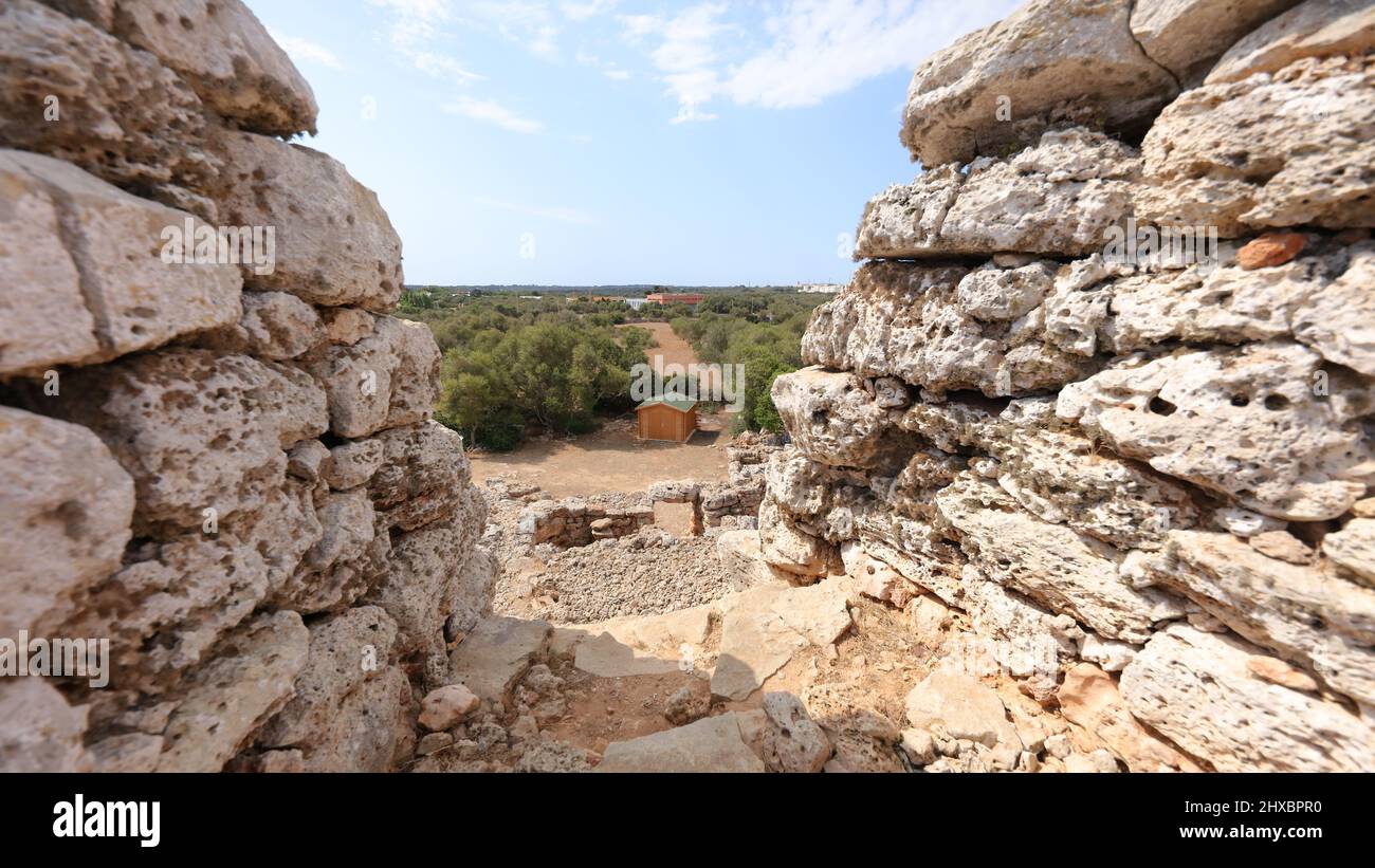 This photo was taken in The Cornia Nou talayots, Menorca, Balearic ...