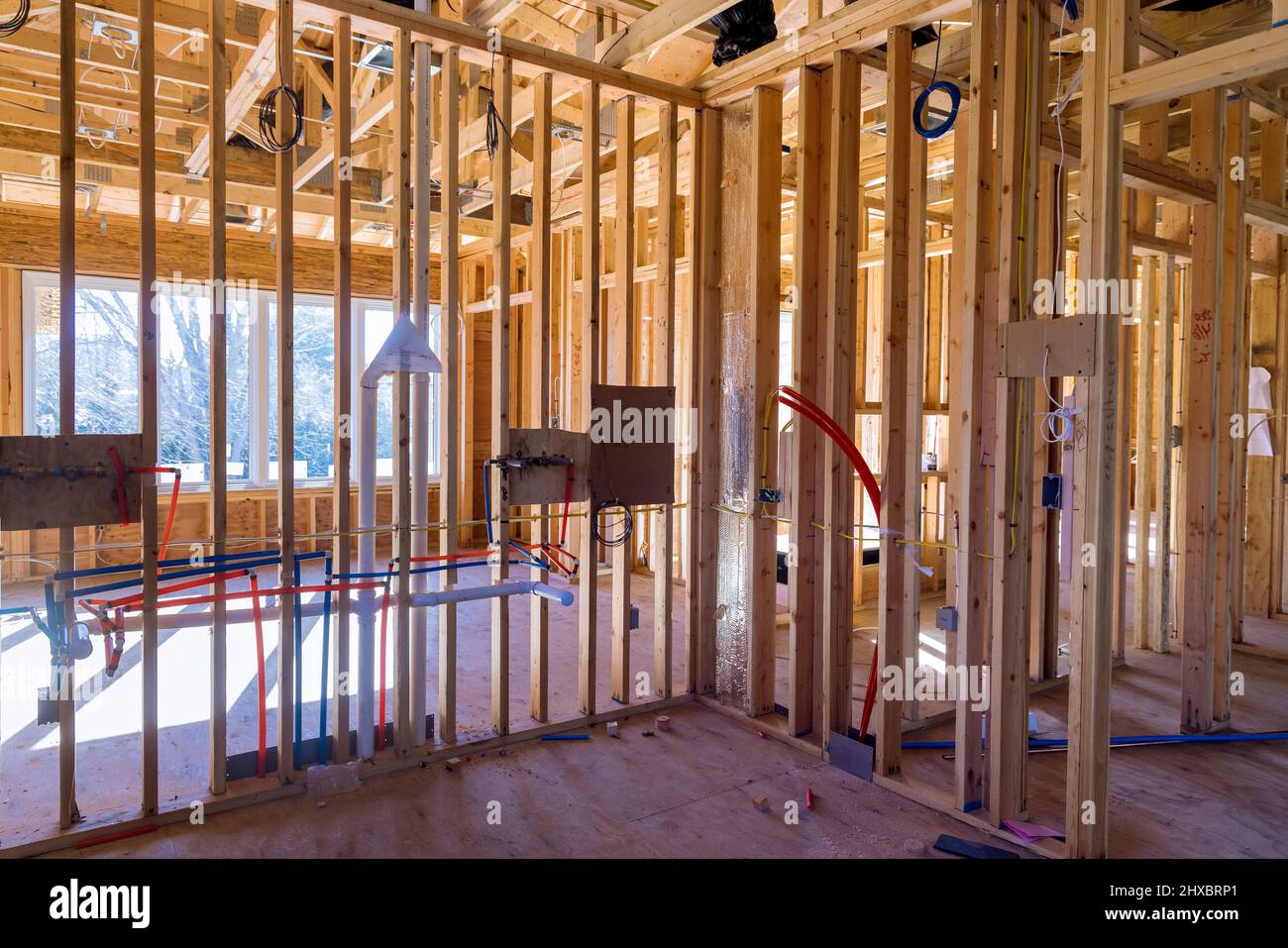 Pvc pipe plumbing system hi-res stock photography and images - Alamy