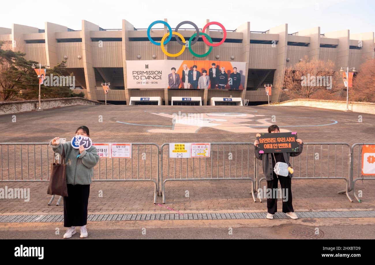 Seoul, South Korea. 10th Mar, 2022. BTS Concert, Mar 10, 2022 : BTS ...