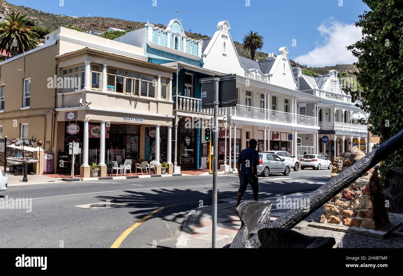 Traditional Architecture in Simons Town Cape Point South Africa Stock ...