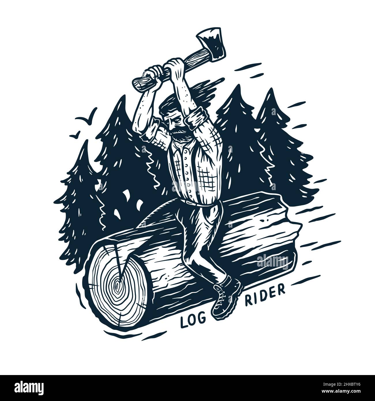 Axeman vector vectors hi-res stock photography and images - Alamy