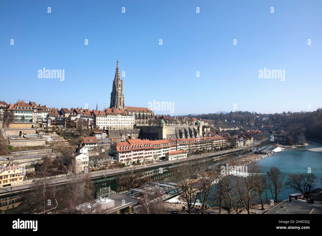 Panorama of Bern, capital city of Switzerland. View from the ...