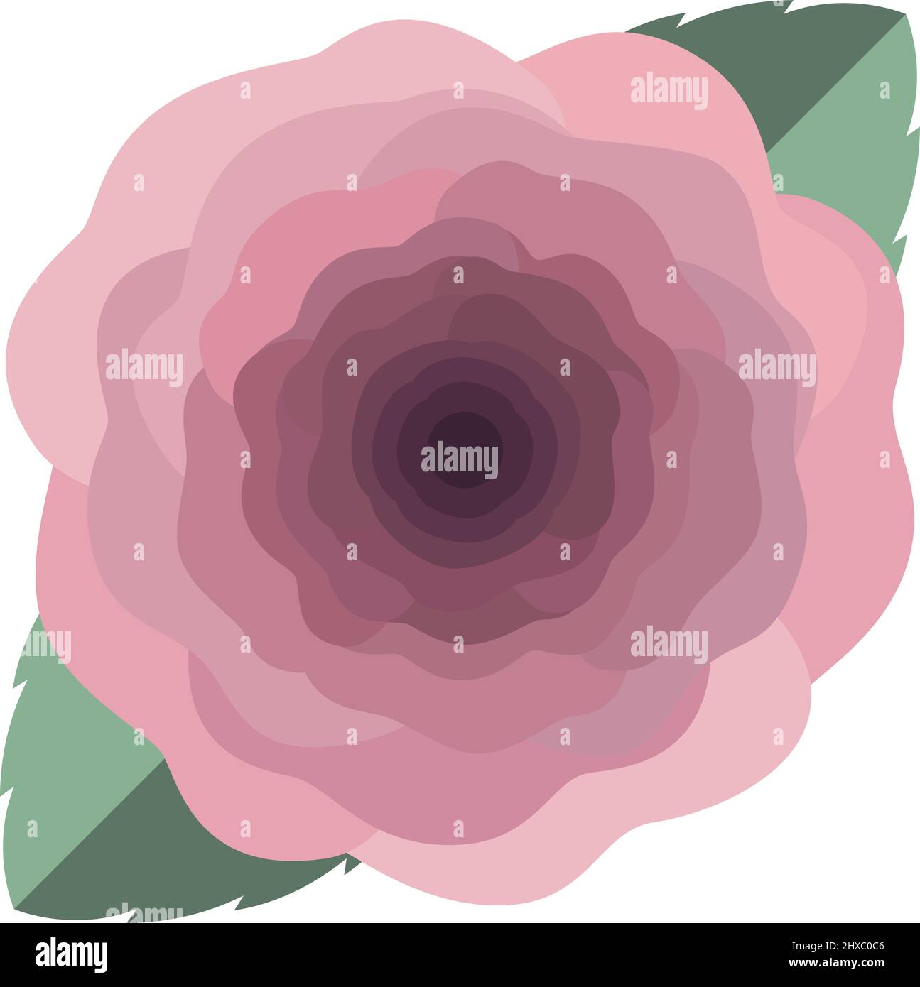 Abstract pink rose flower Stock Vector Image & Art - Alamy