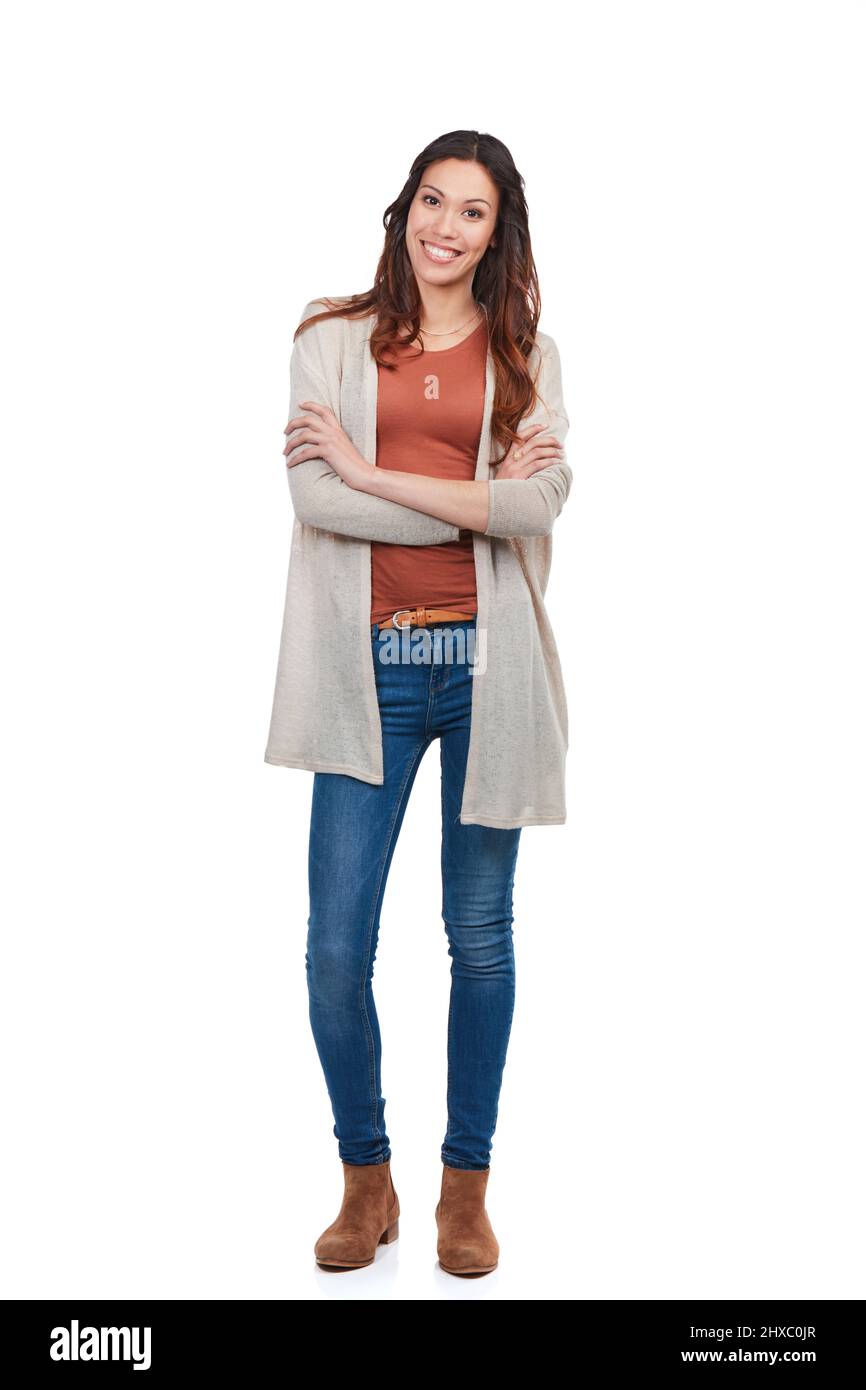 Natural authentic woman portrait Cut Out Stock Images & Pictures - Alamy