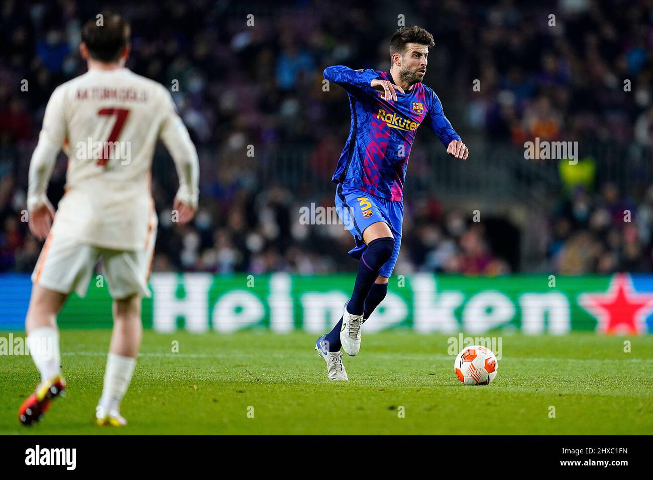 Gerard Pique of FC Barcelona during the UEFA Europa League match between FC Barcelona v ...