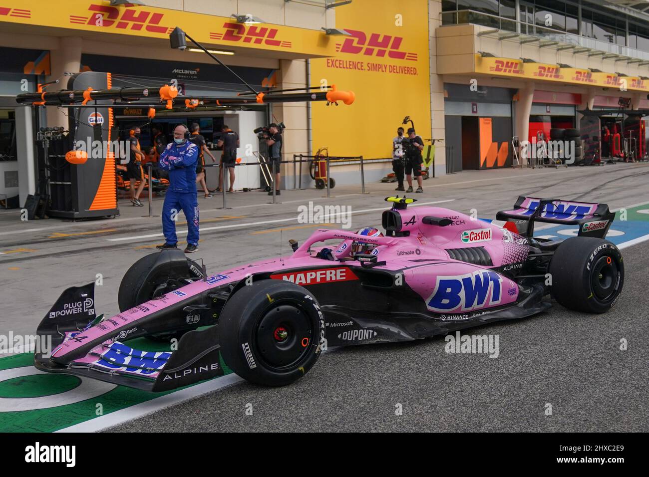 Bahrain International Circuit, Sakhir, Bahrain on 11 March 2022 Esteban ...
