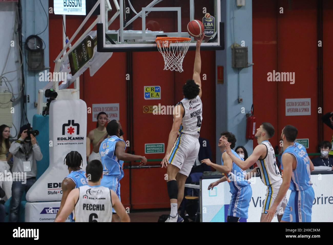 Palazzetto dello Sport Mario Radi, Cremona, Italy, March 09, 2022 ...