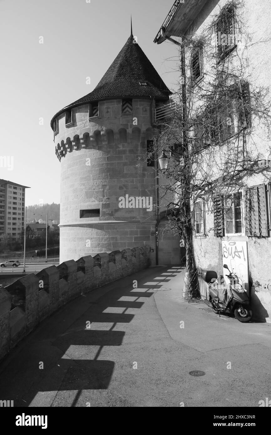 Nolliturm, Noelliturm. One of nine towers along the Musegg ...