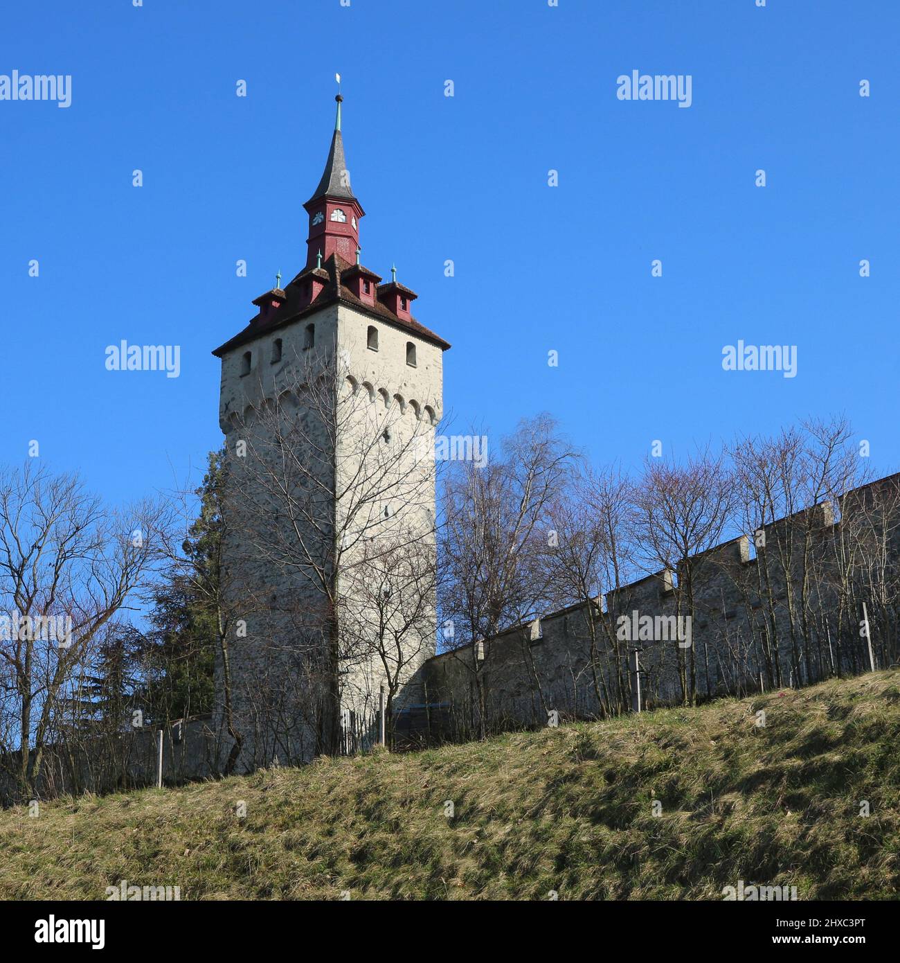 Wachtturm, Watch Tower. One of the nine preserved towers of the as a ...