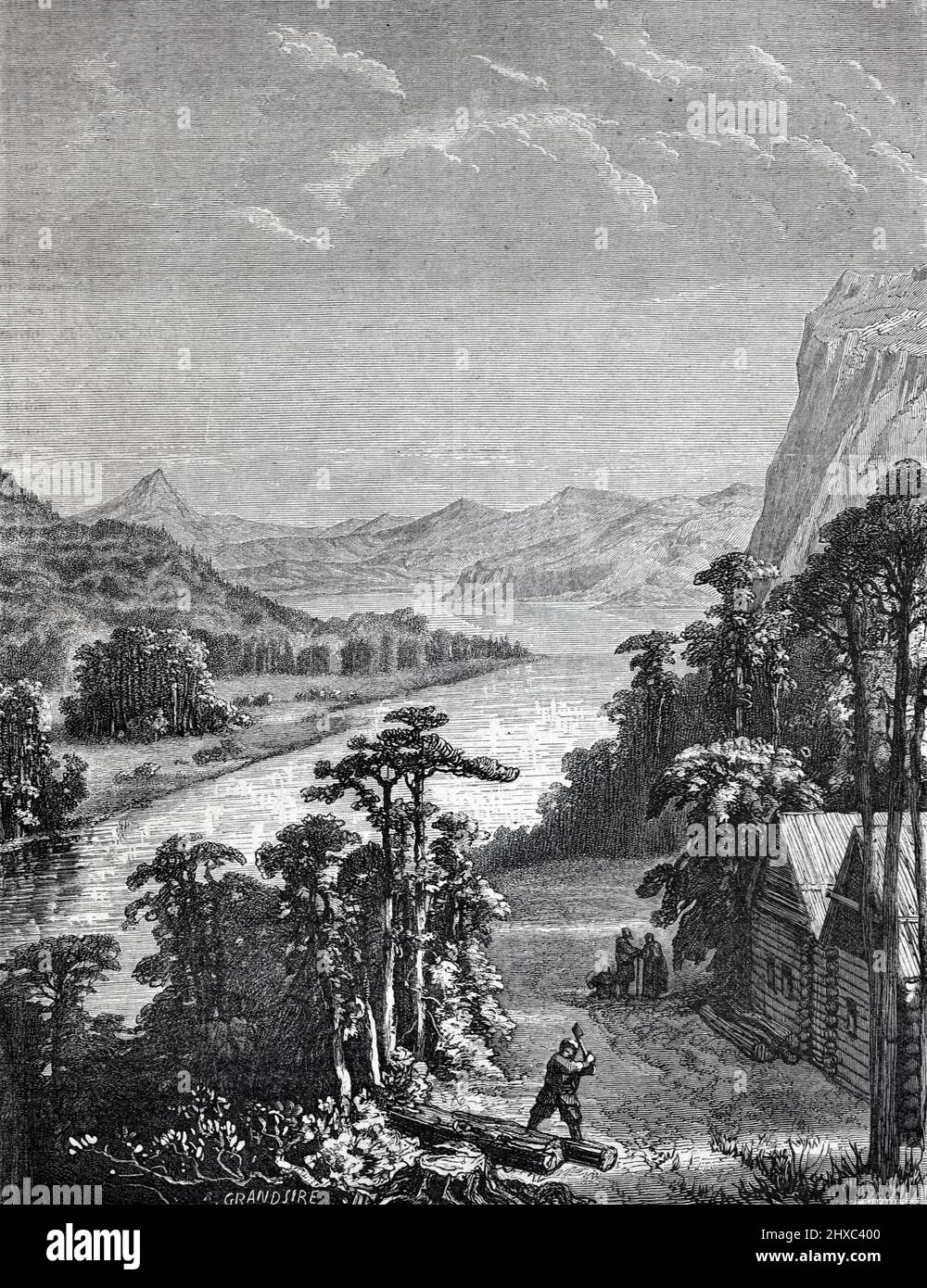 Amur River or Heilong Jiang, the world's ten longest river, forms part ...