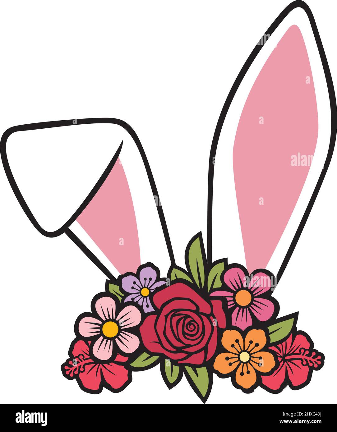 Rabbit ears plant Stock Vector Images - Alamy