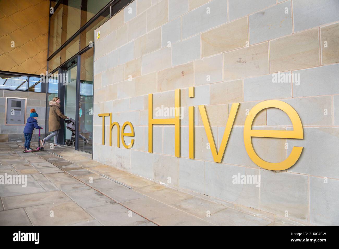 The Hive, Worcester city centre, UK - the first fully integrated public ...