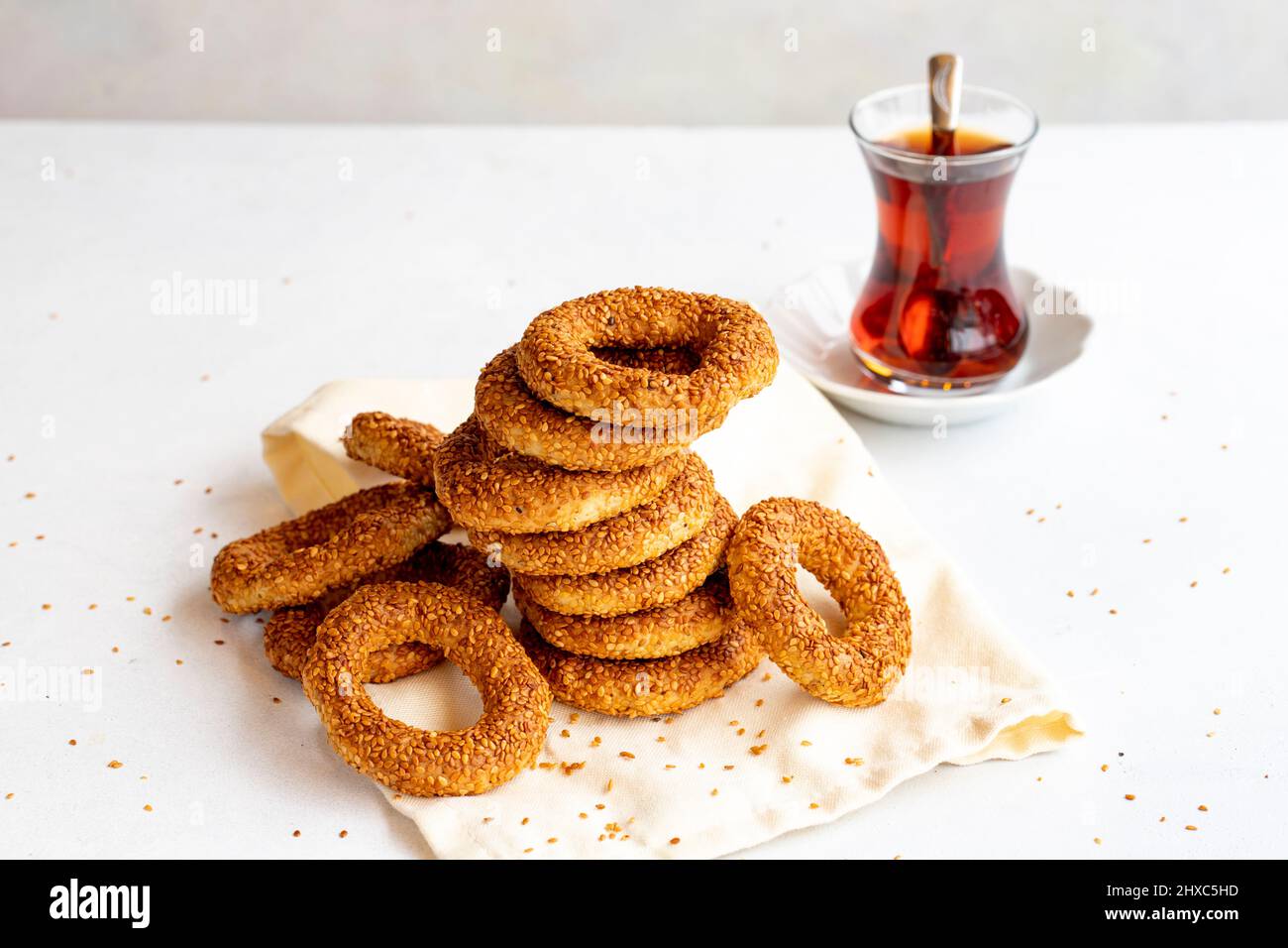 Turkey delicious crispy called simit hi-res stock photography and ...