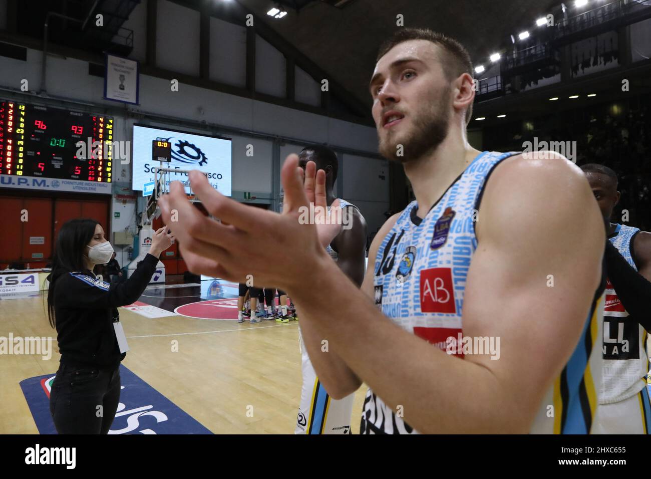 Palazzetto dello Sport Mario Radi, Cremona, Italy, March 09, 2022, Tres ...