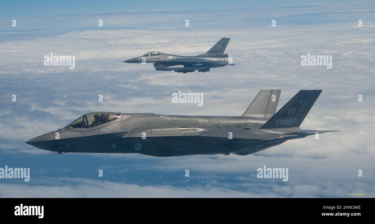 Dutch F-35 Lightning 2 aircraft, Royal Dutch Air Force Stock Photo - Alamy