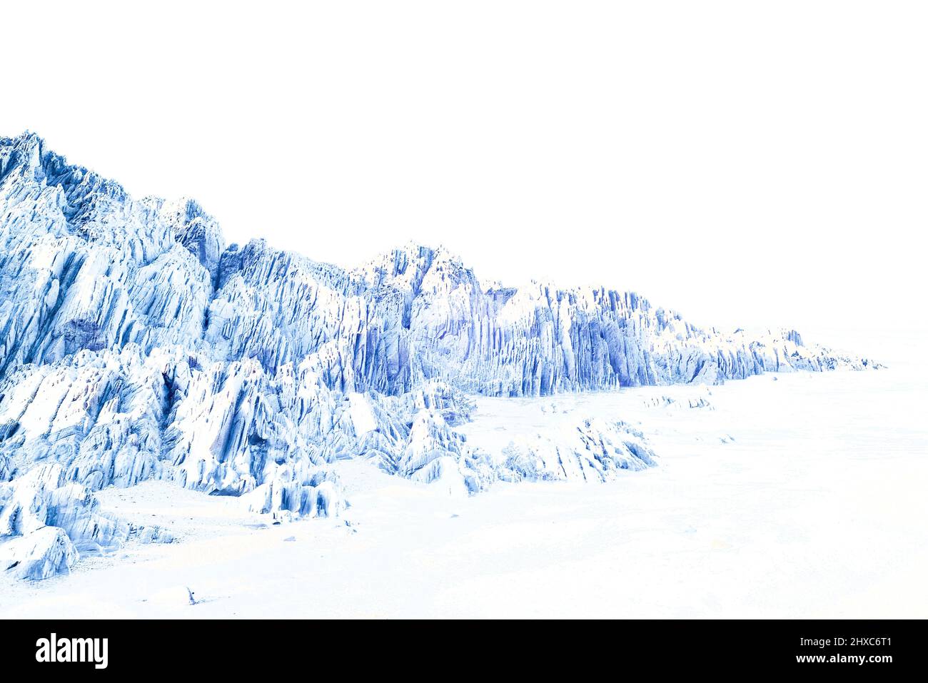 Rocky shore geology in North Devon SSSI, Barricade beach. UK Stock ...