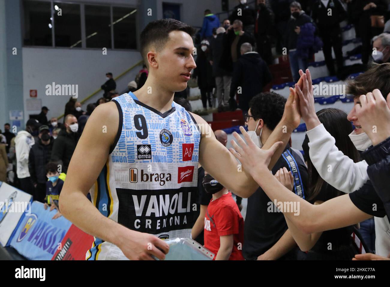 Palazzetto dello Sport Mario Radi, Cremona, Italy, March 09, 2022 ...