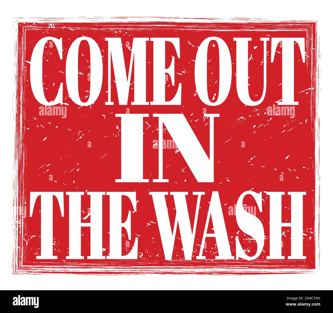 Come out in the wash hi-res stock photography and images - Alamy