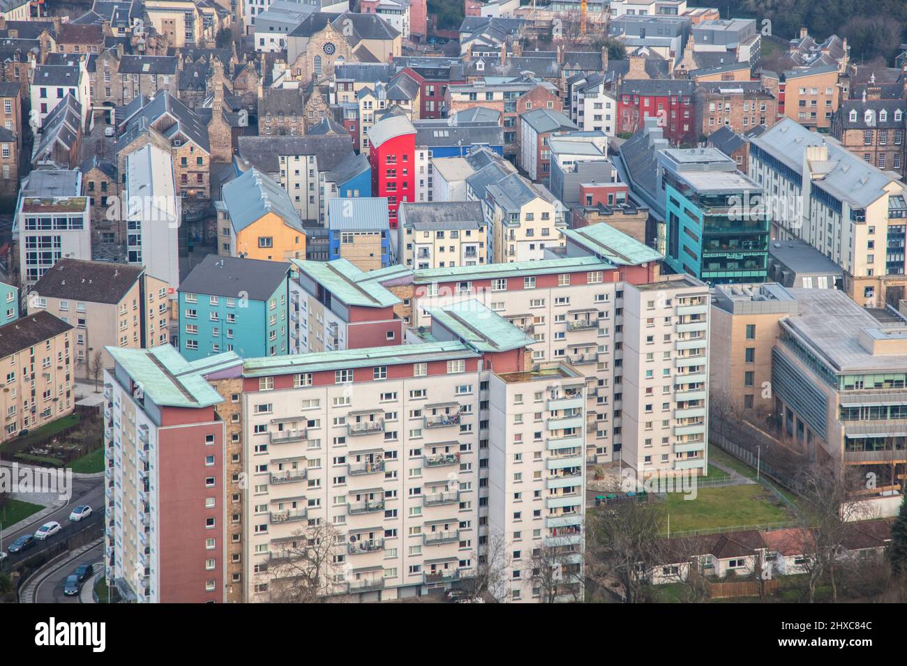 High rise estate edinburgh hi-res stock photography and images - Alamy