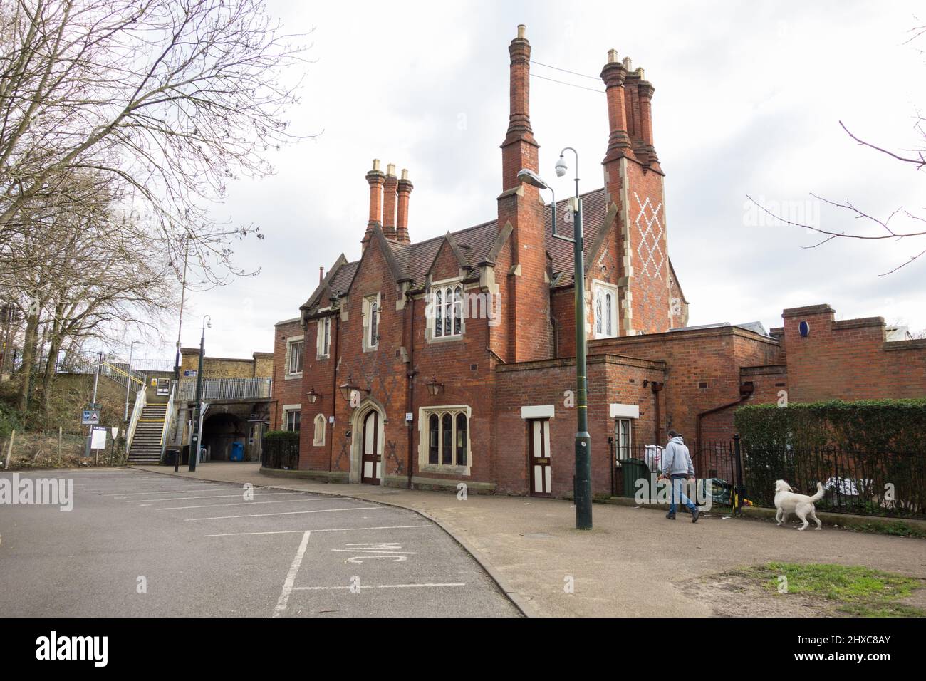 Barnes railway station, Station Road, Barnes, London, SW13, England, UK ...